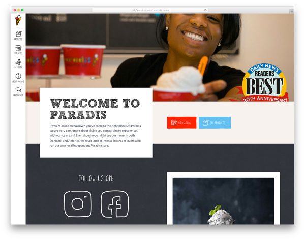 18 Best Ice Cream Websites For Inspiration 2021 - Colorlib