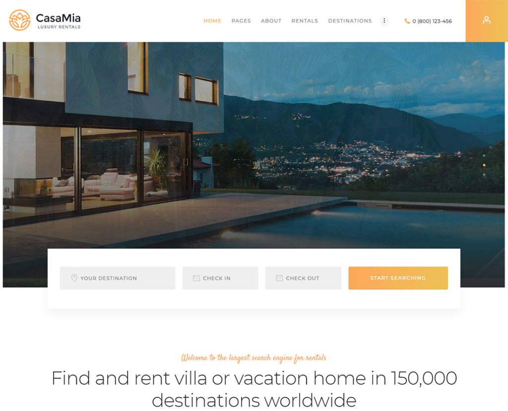 16 Vacation Rental WordPress Themes 2021 - Colorlib