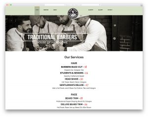 18 Best Barbershop Websites For Barbers And Entrepreneurs - Colorlib