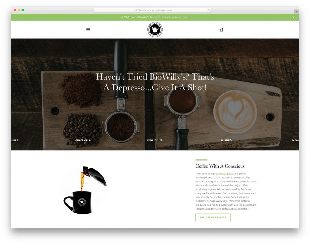 19 Best Coffee Shop Websites For Design Inspiration 2021 - Colorlib