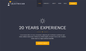 21 Best Electrician Website Templates (HTML & WordPress) - Colorlib
