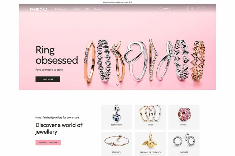 19 Best Jewelry Website Design Inspiration 2020 - Colorlib