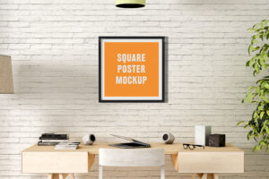 39 Exceptional Square Poster Mockups For Project Presentation - Colorlib