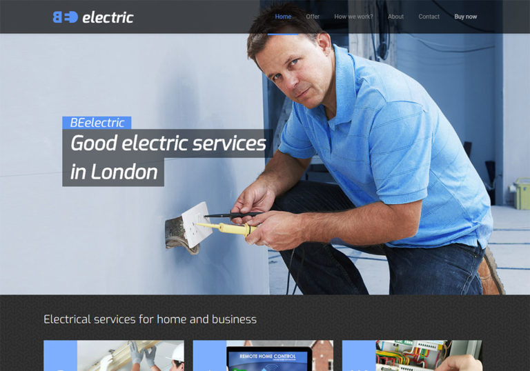 21 Best Electrician Website Templates (HTML & WordPress) - Colorlib