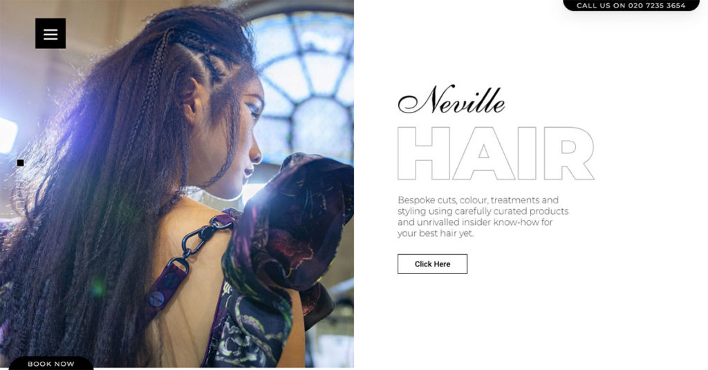 18 Best Hair Salon Websites Design Awesome Inspiration 2019 - Colorlib