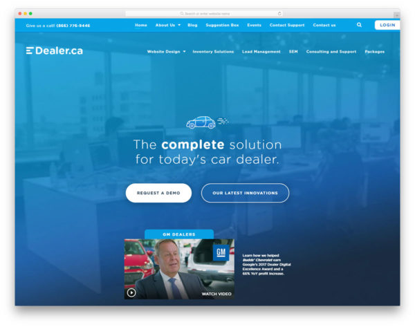 18 Best Car Dealer Websites For Efficient Car Dealership 2021 - Colorlib