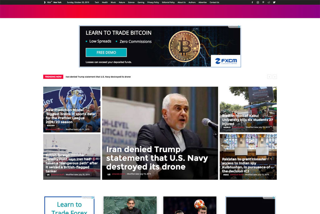 18 Best News Website Designs For Inspiration 2021 - Colorlib