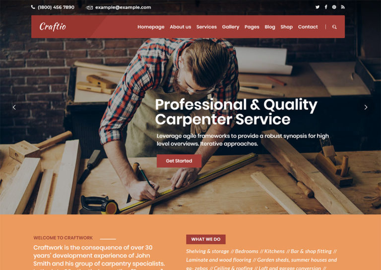 13 Best Craftsman WordPress Themes for Artisans and Master Craftsman 2022