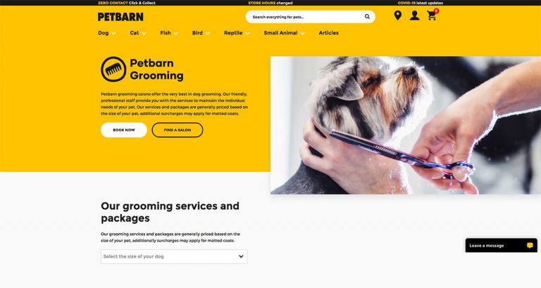 17 Stunning Dog Grooming Websites To Stimulate Brands 2020 - Colorlib