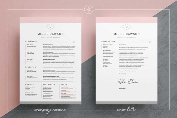 39 Useful Resume Mockups To Create Professional Resume - Colorlib