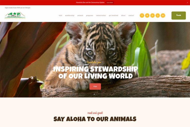 19 Exemplary Zoo Websites To Explore For A Zoo Business 2020 - Colorlib