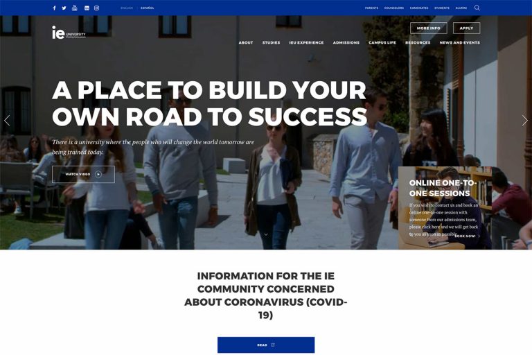 20 Best University Website Design Inspiration 2020 - Colorlib