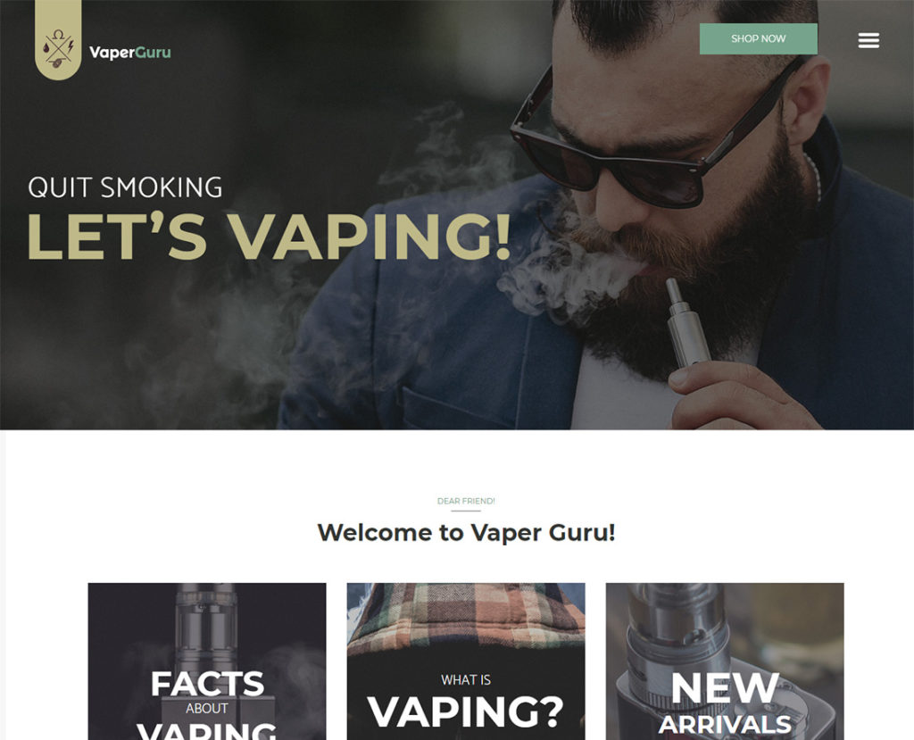 12 Best eCig & Vaping eCommerce Themes & Templates 2021 - Colorlib