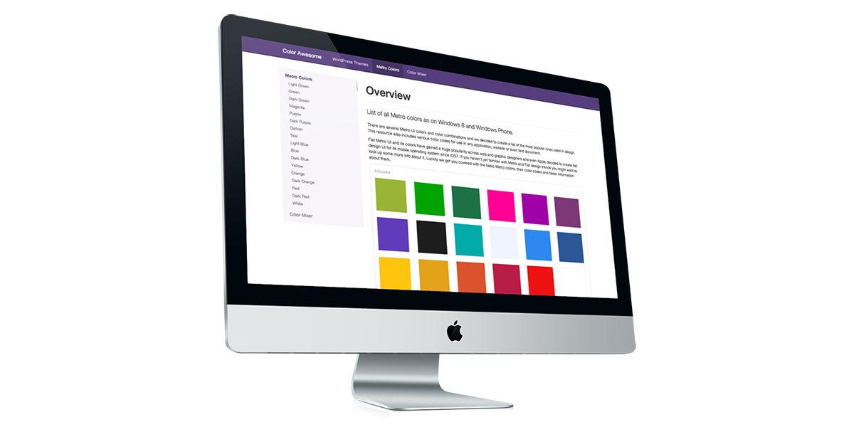 Directory of Metro colors including their HEX, RGB, CMYK color codes ...