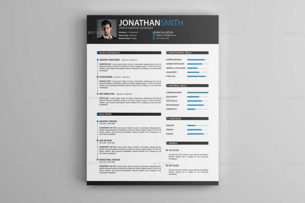 39 Useful Resume Mockups To Create Professional Resume - Colorlib