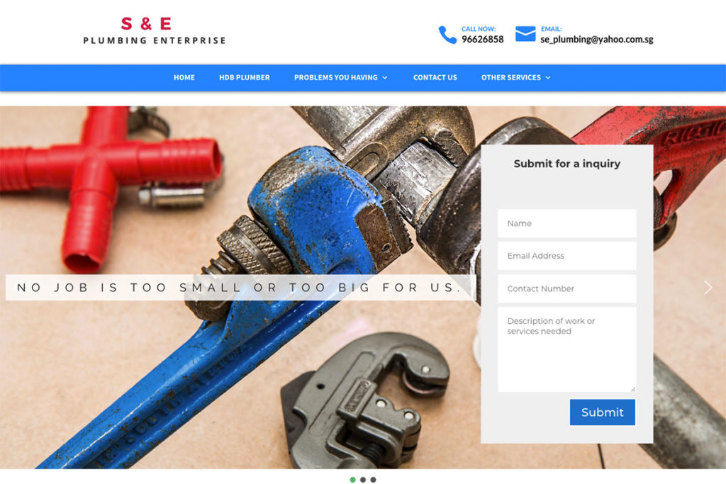 17 Best Plumbing Websites Design For Inspiration 2020 - Colorlib