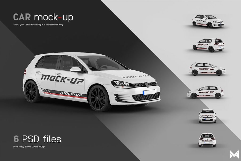 20 Realistic Car Mockup Templates 2021 – Avasta
