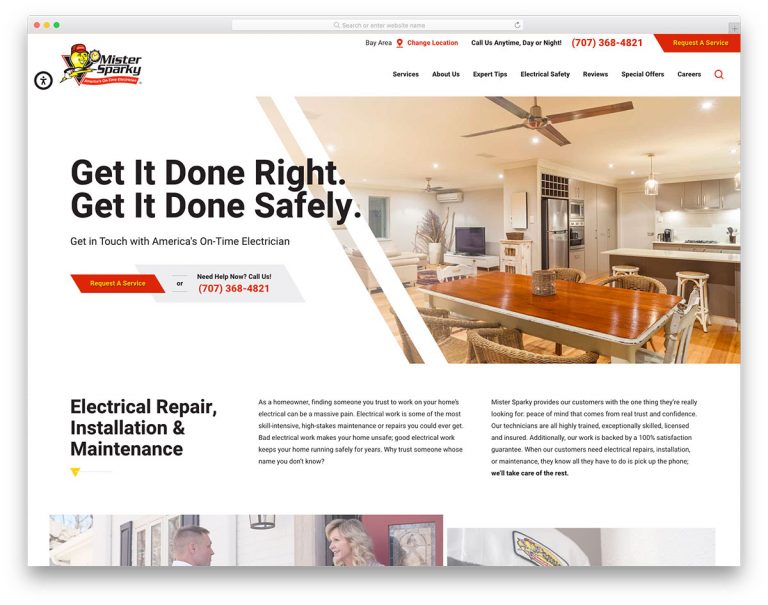 19 Best Electrician Website Designs Inspiration 2020 - Colorlib