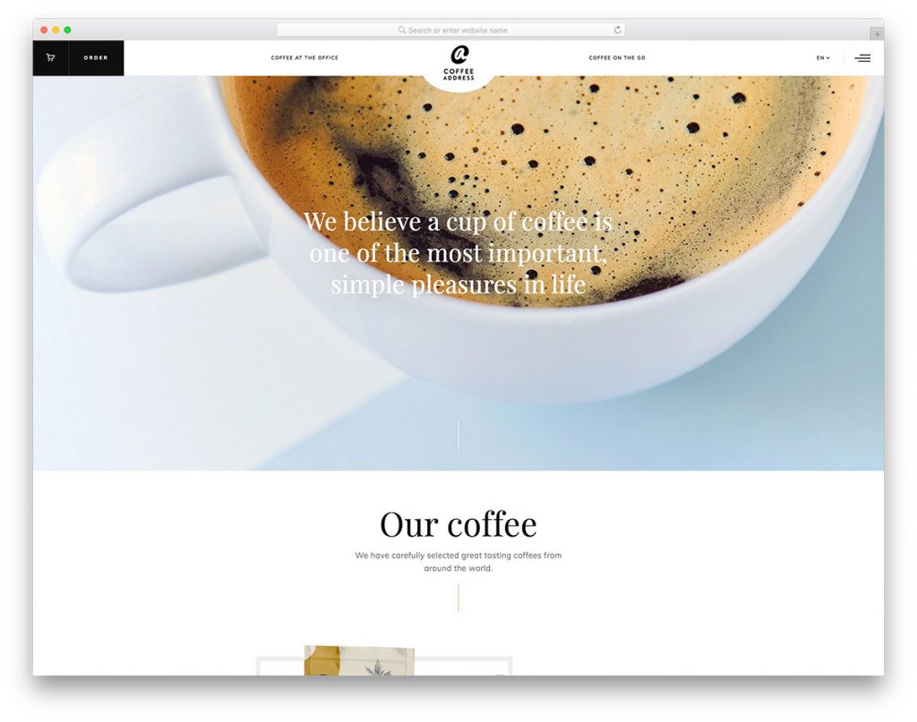 19 Best Coffee Shop Websites For Design Inspiration 2021 - Colorlib