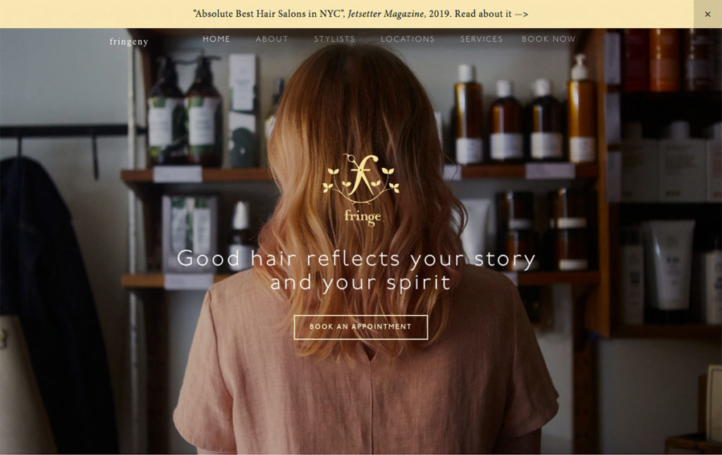 18 Best Hair Salon Websites Design Awesome Inspiration 2019 - Colorlib