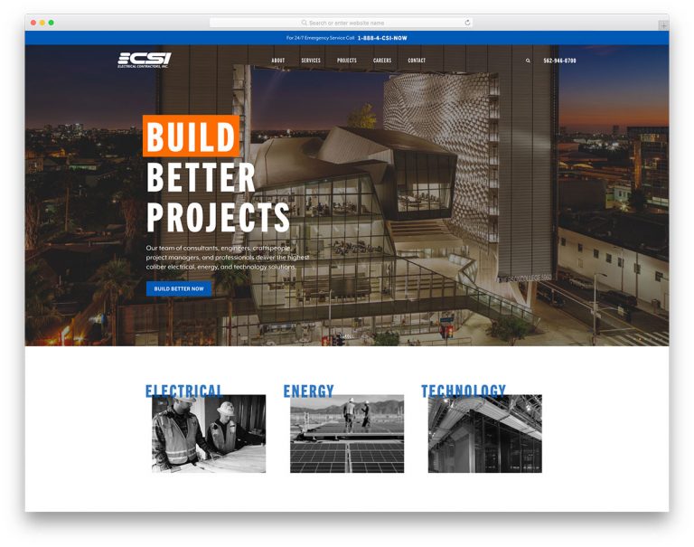 19 Best Electrician Website Designs Inspiration 2020 - Colorlib