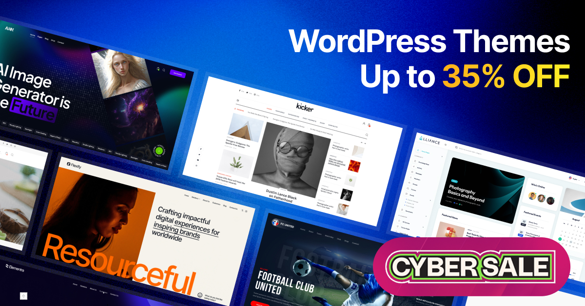 Top 30 Cybersale WordPress Themes for Black Friday & Cyber Week 2026 ...