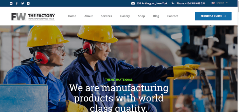 21 Best Industrial WordPress Themes (2026) - Colorlib