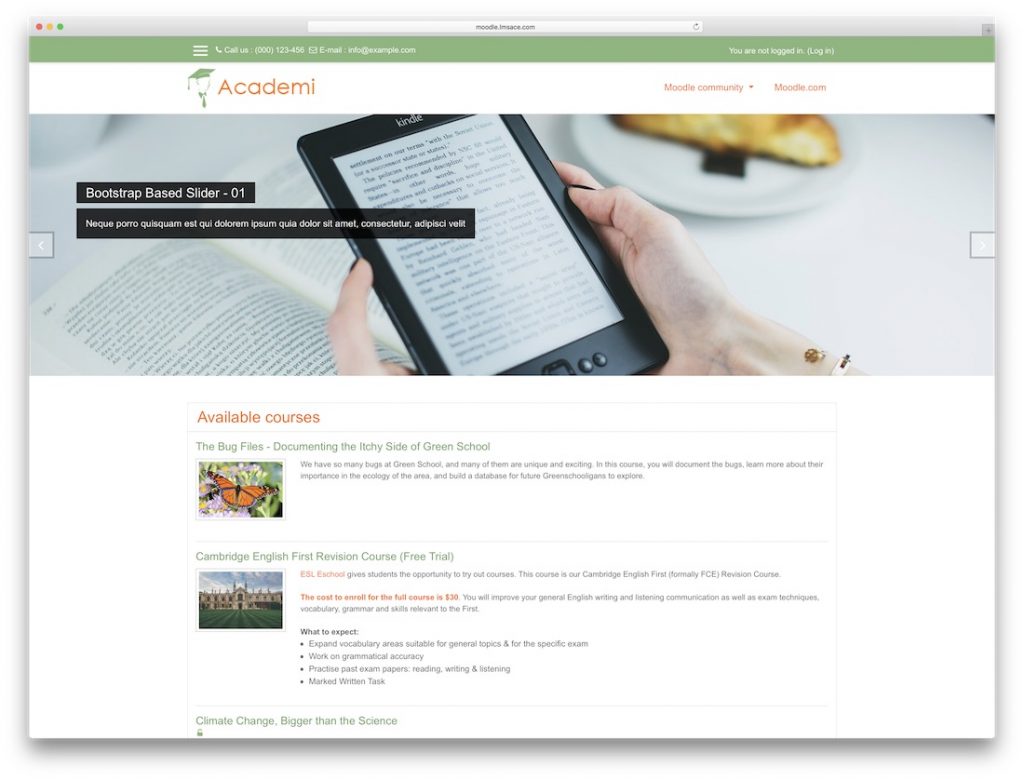 21 Best Moodle Bootstrap Templates (Most are FREE) 2026 - Colorlib