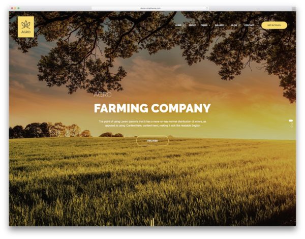 19 Best Farming & Agriculture WordPress Themes 2021 - Colorlib
