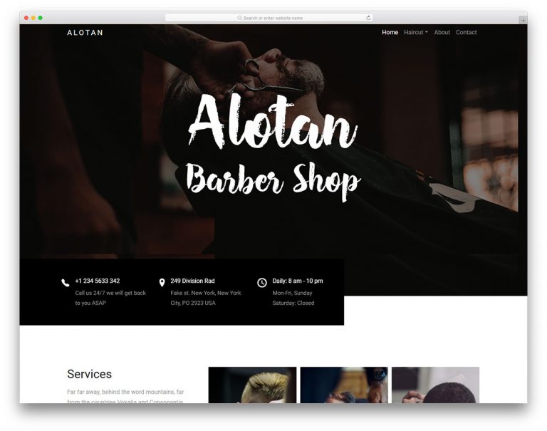 20 Best Barber Website Templates Shop Website Templates 2026 - Colorlib