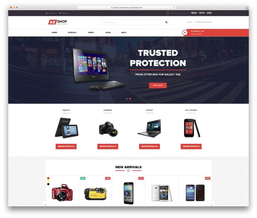 30 Shopify Technology Themes For Hi-Tech Online Stores 2020 - Colorlib