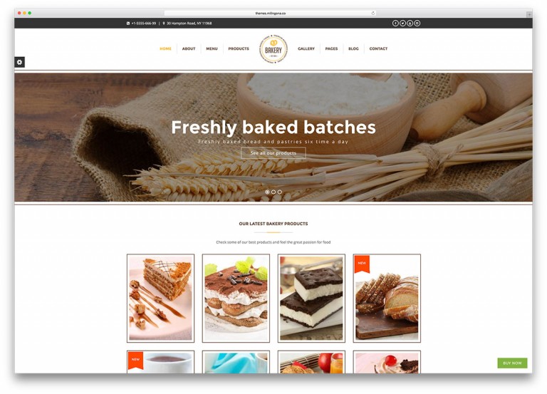 20 Best WordPress Themes for Bakeries 2021 - Colorlib