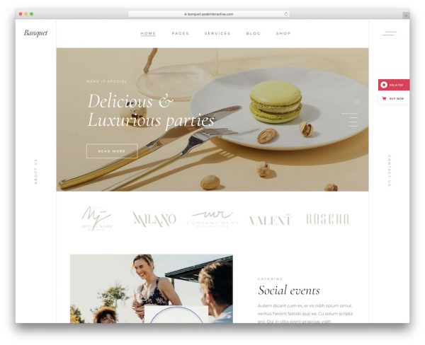 13 Awesome Catering Website Templates 2020 - Colorlib