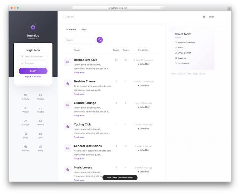 10 Free & Premium Bootstrap Forum Templates 2021 - Colorlib