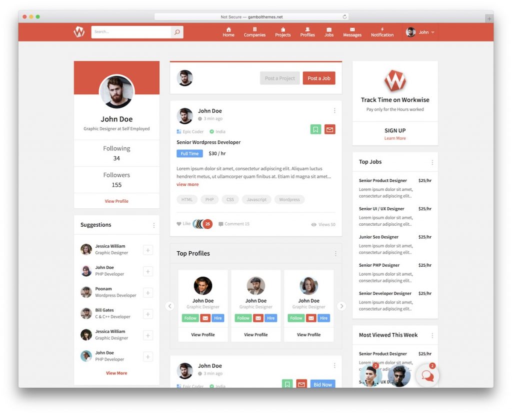 13 Best Bootstrap Social Network Templates 2026 - Colorlib