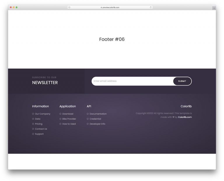 20 (Leading) Free Bootstrap Footer Templates 2021 - Colorlib
