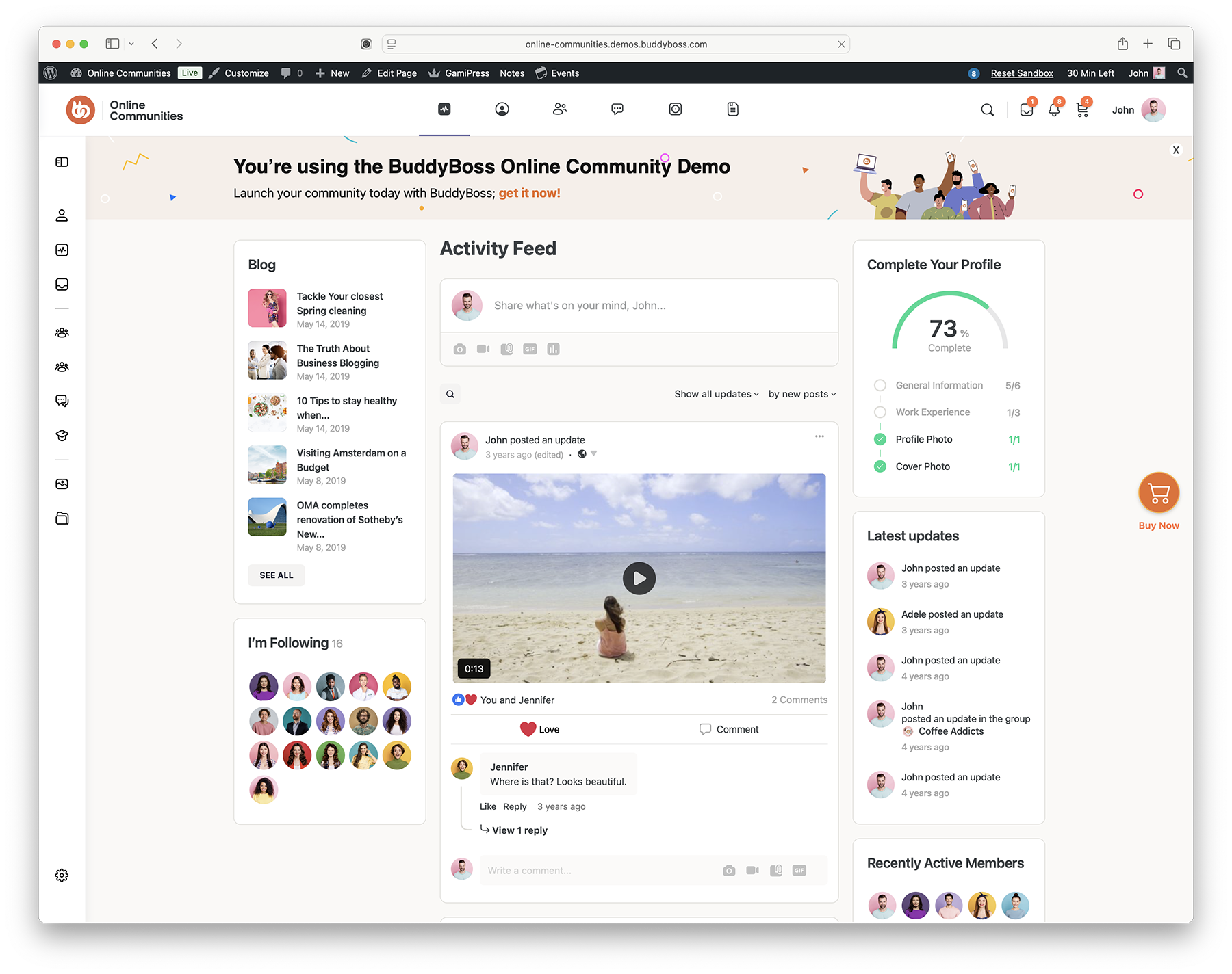 21 Best BuddyPress Themes for Community Sites 2025