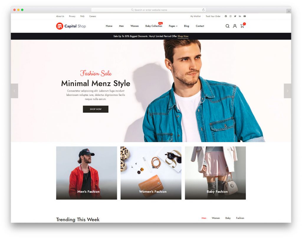 50 Best eCommerce Website Templates 2026 - Colorlib