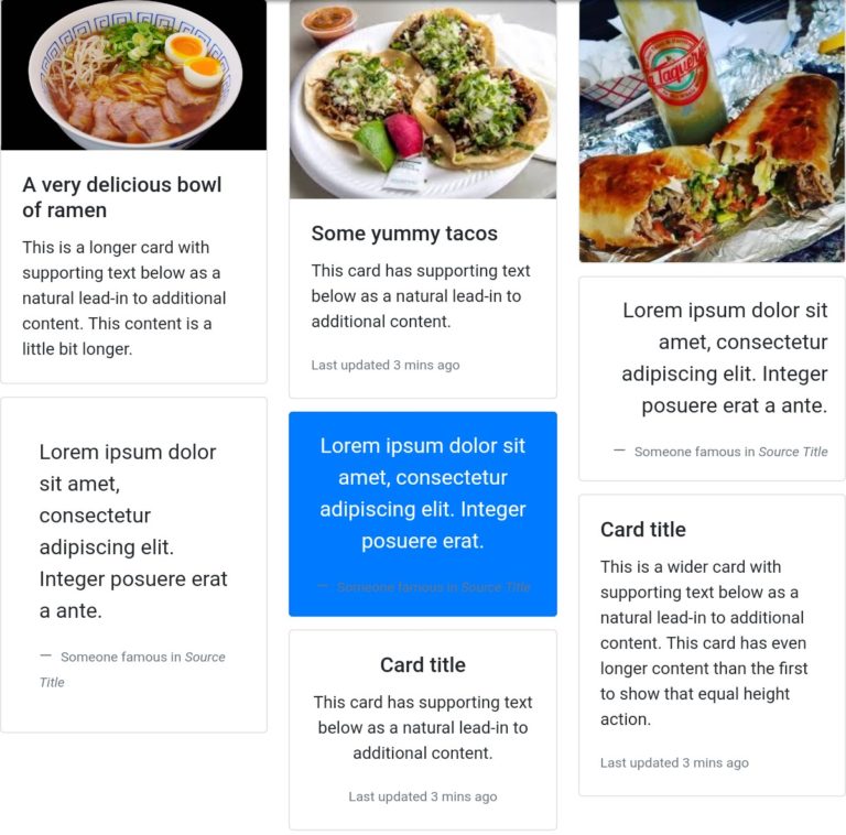 23 Free Bootstrap Cards Examples 2026 - Colorlib