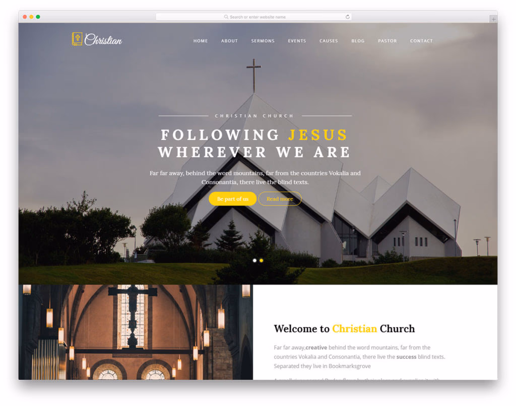 38 Best Church Website Templates & WordPress Themes 2026
