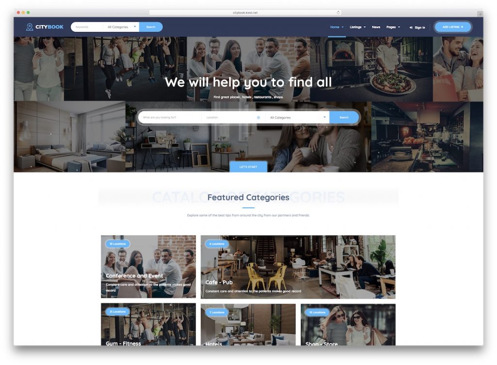 25 Top Responsive Directory Website Templates 2020 - Colorlib