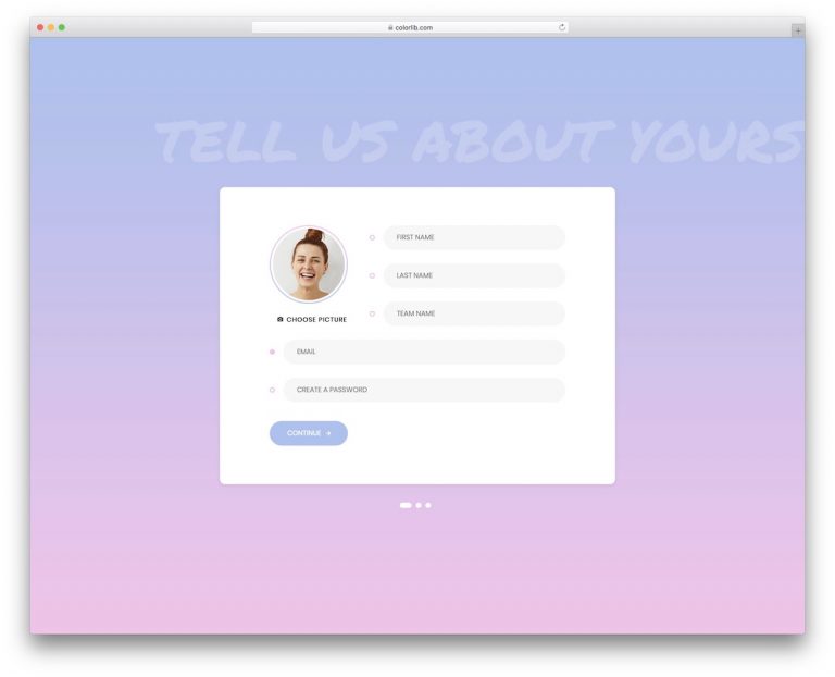 30 Stunning Free Bootstrap Form Templates 2021 - Colorlib