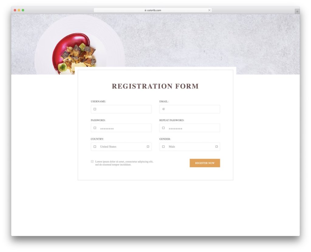 40 Best Registration Form Templates 2026 - Colorlib