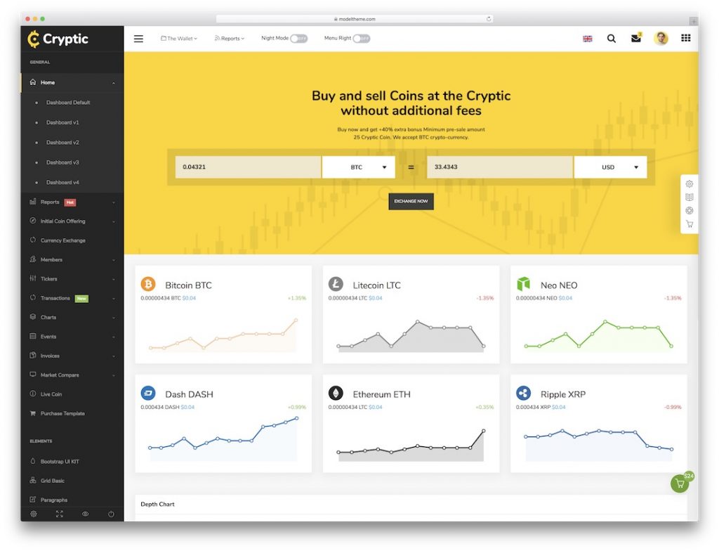25 Best Responsive Cryptocurrency Website Templates 2021 - Colorlib