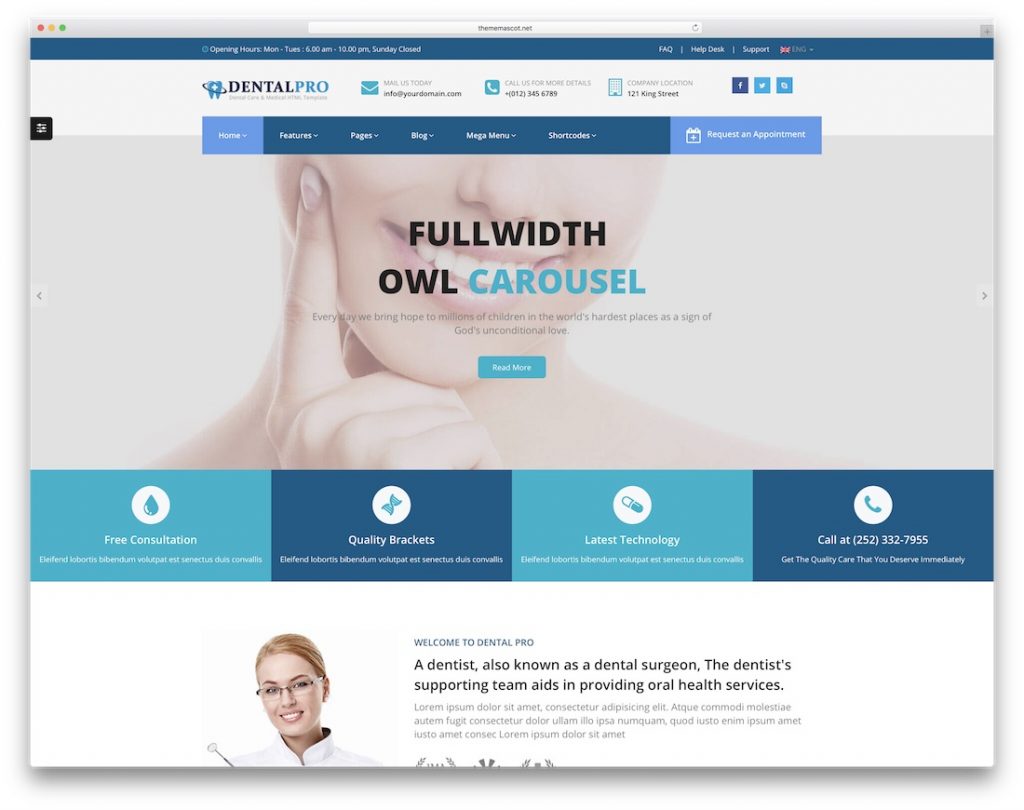 24 Doctor Website Templates For Medical Practitioners 2020 - Colorlib