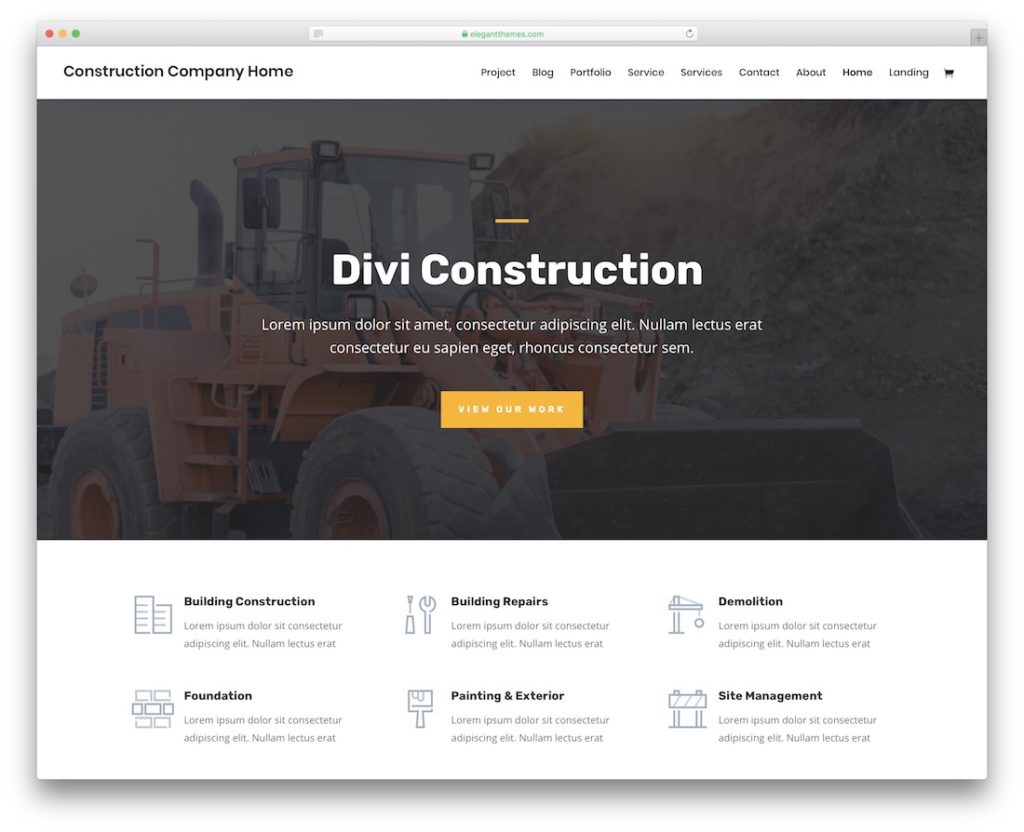 30 Best Free Construction Website Templates 2020 - Colorlib