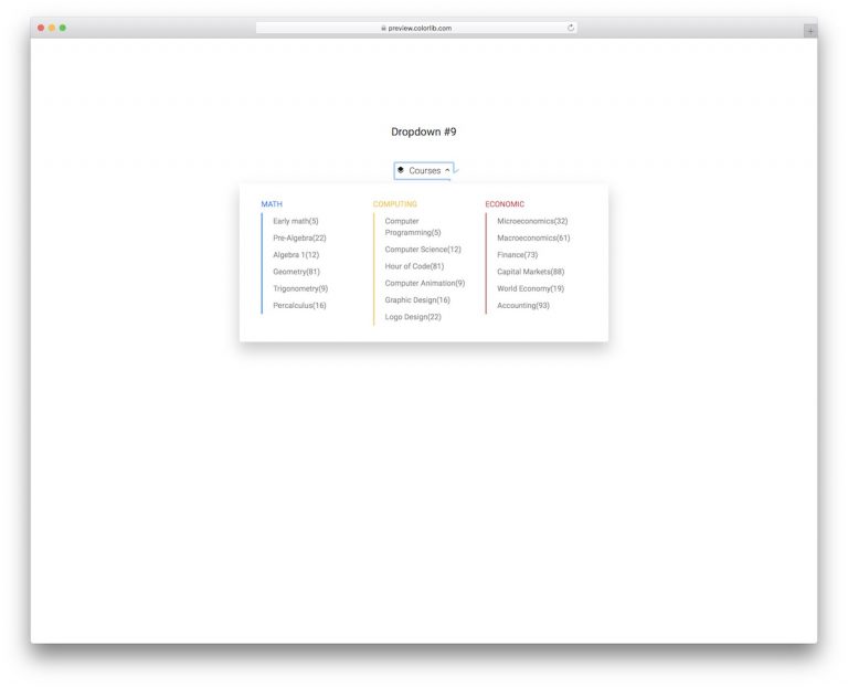 30 Best Free Bootstrap Dropdown Templates 2026 - Colorlib