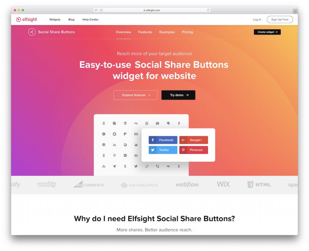 Top 14 Best Free Social Sharing Button Widgets for Boosting Your ...