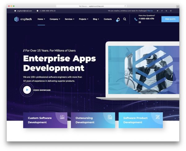 33 Best Software Company Website Templates 2020 - Colorlib