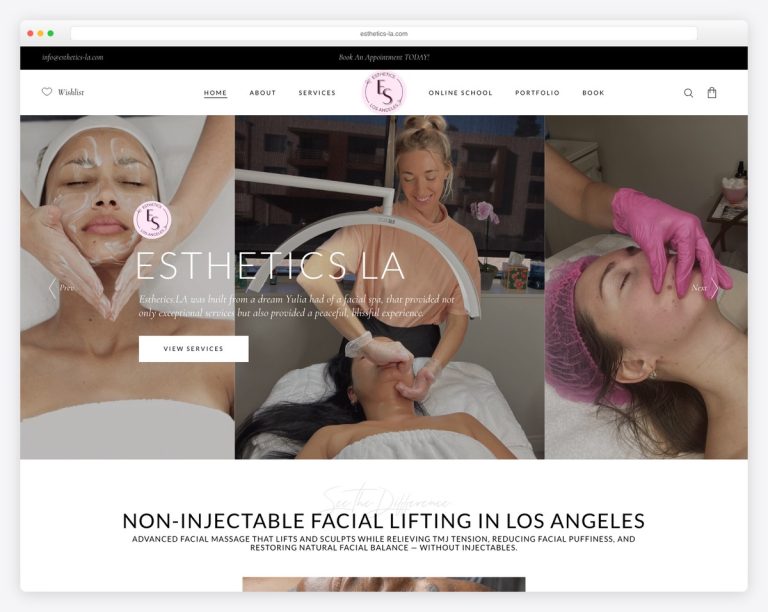 30 Best Esthetician Website Examples 2026 - Colorlib